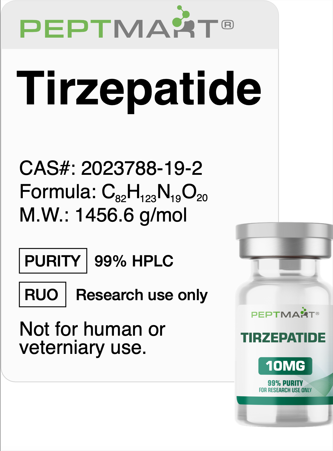 Tirzepatide 10mg – PeptMart Inc
